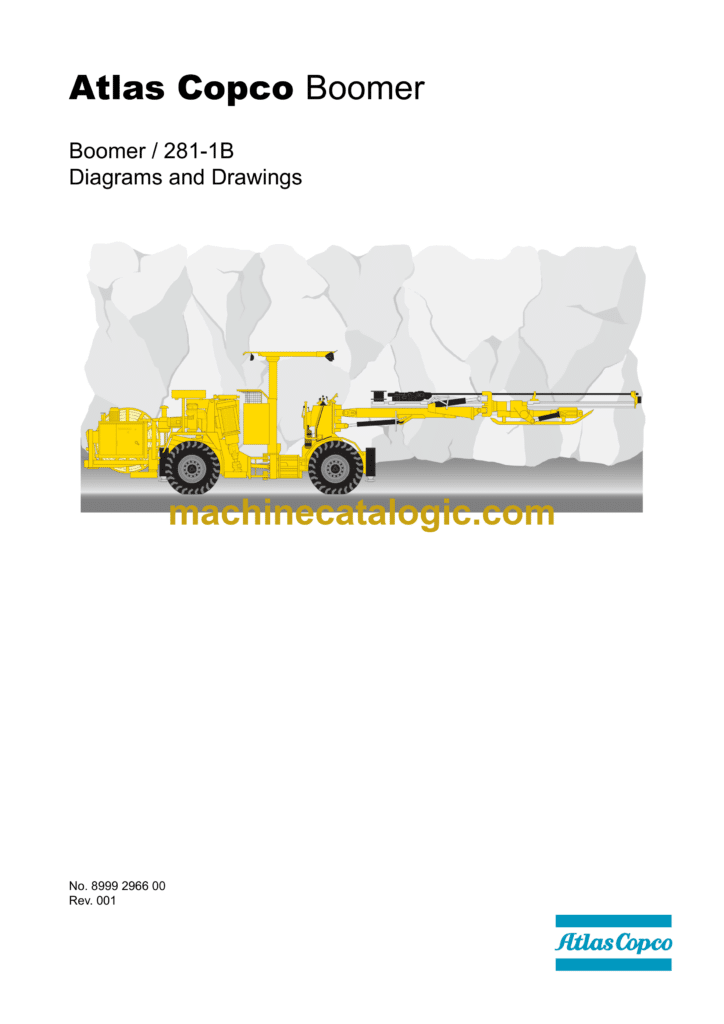Atlas Copco Boomer 281-1B Diagrams and Drawings Manual – Machine Catalogic
