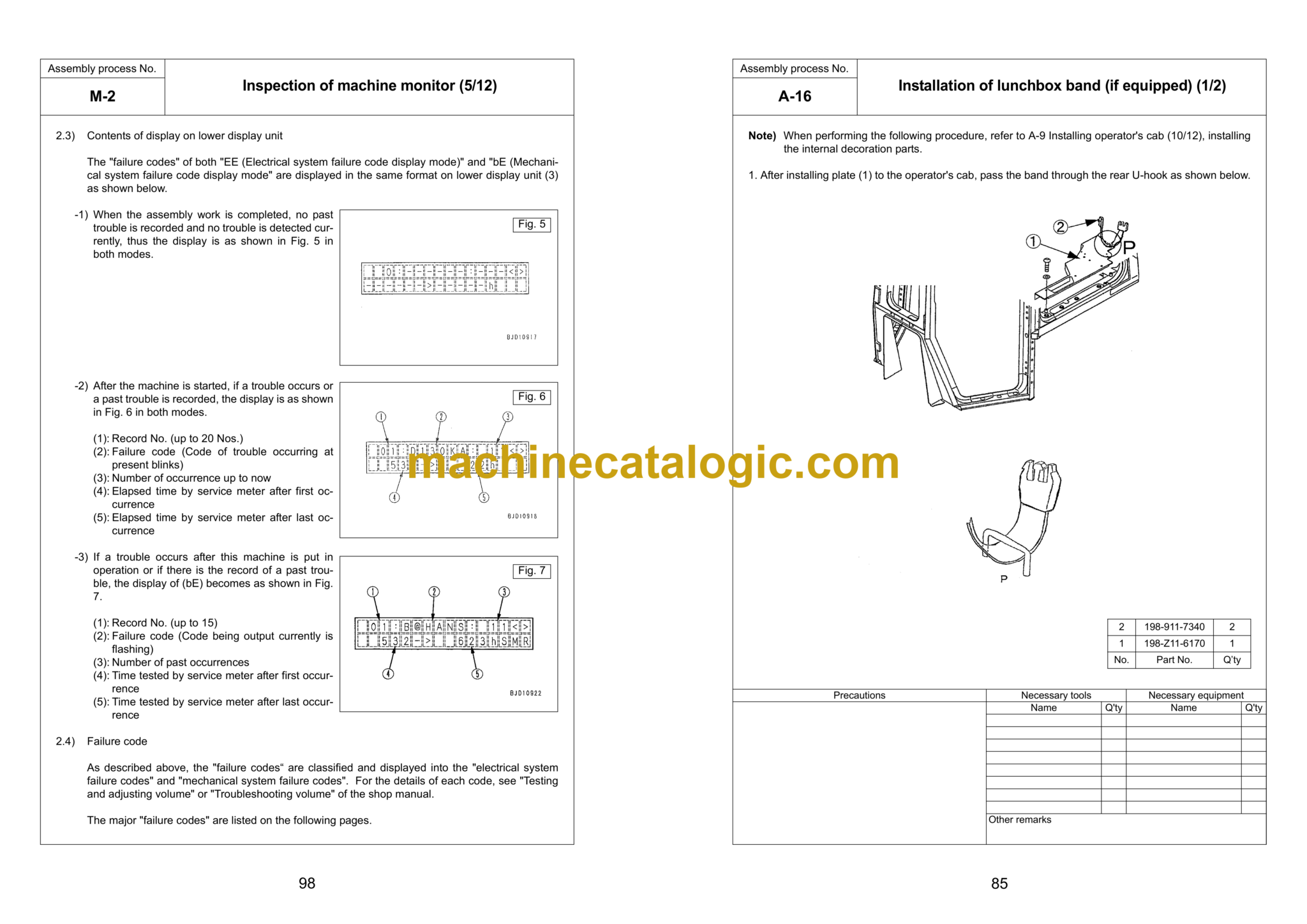 Komatsu D275A-5R Bulldozer Field Assembly Manual (GEN00117-07 ...