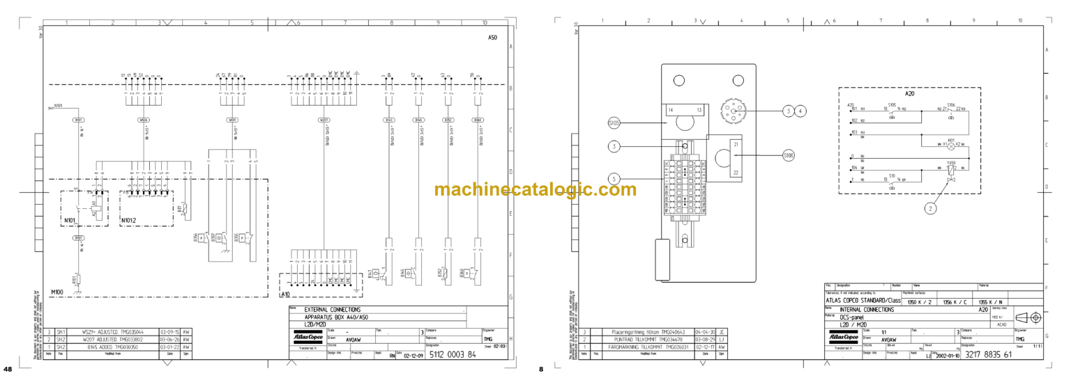 Atlas Copco Rocket Boomer M2D Diagrams and Drawings Manual – Machine ...