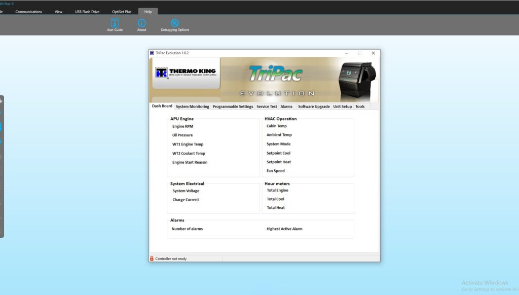 Thermo King WinTrac 6.3 & Tripac Evolution 1.0.2 Diagnostic Software ...