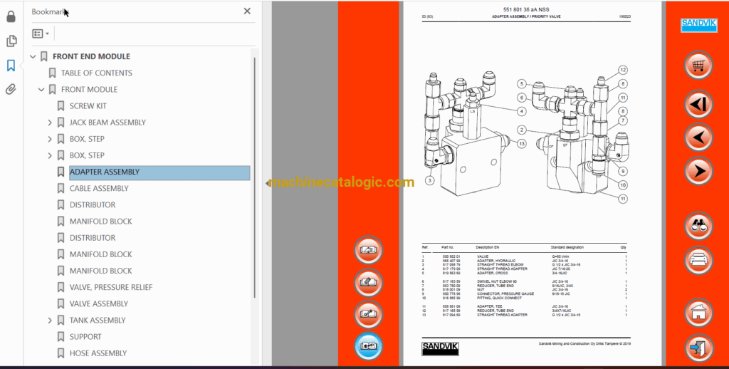 Sandvik DD421-60 Drilling Rig Full Documents (Service, Operator ...