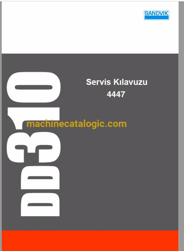 Sandvik DD310-40 Drilling Rig Full Documents (Service, Operator ...