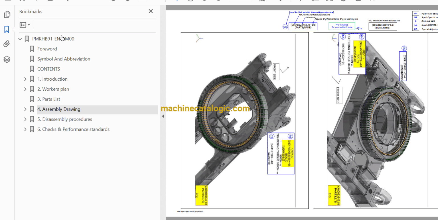 Hitachi EX8000-7B Tier 4 Final Cummins Engine Hydraulic Excavator ...