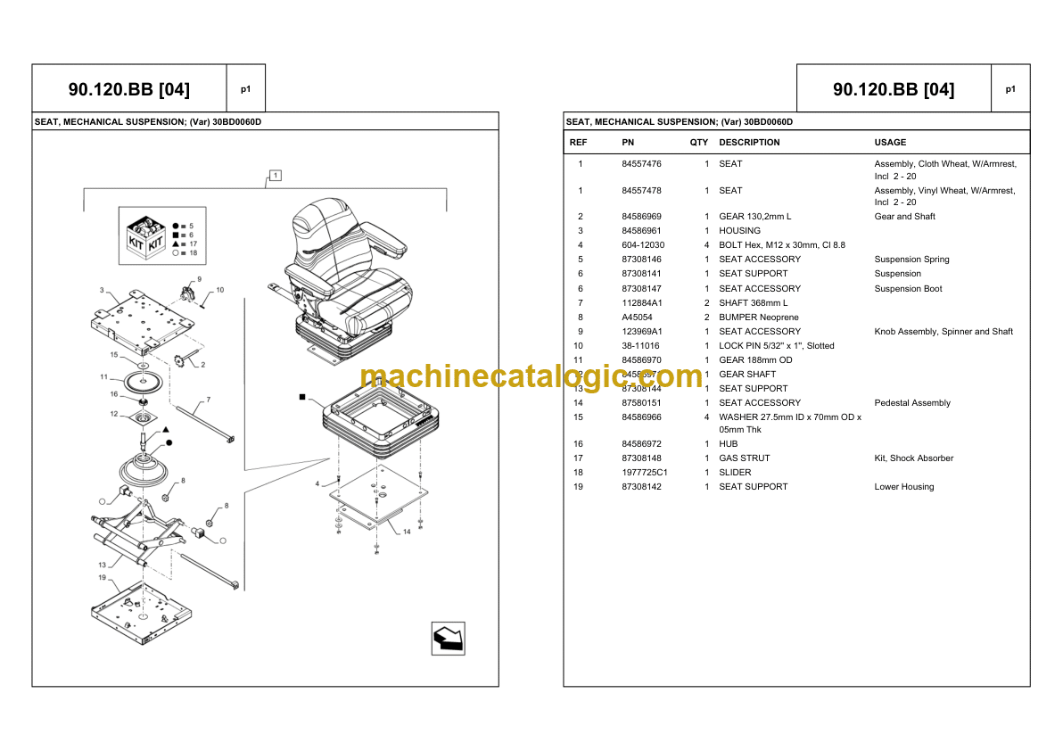 Case 570N EP Tier 4B Loader Landscaper Service Parts Catalogue – Machine Catalogic