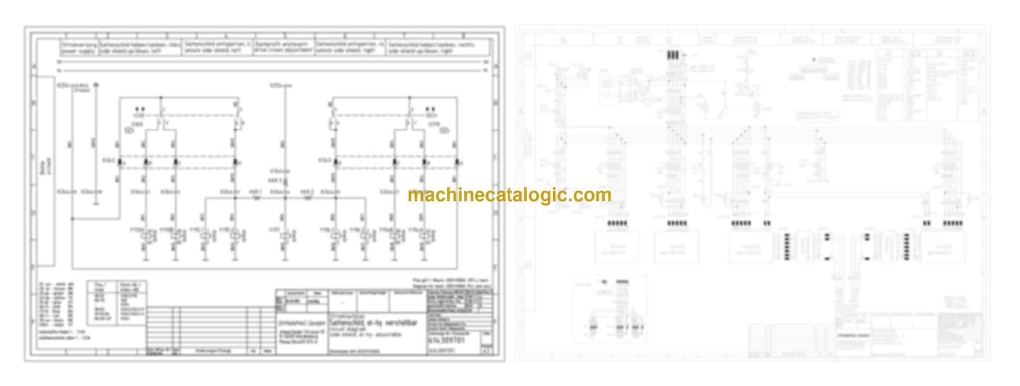 Dynapac EB34(E) Paving Electrical Schematics Diagrams