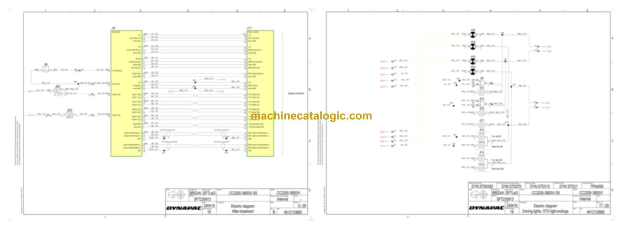 Dynapac CC2200 VI Compaction Electrical Schematics Diagrams – Machine ...