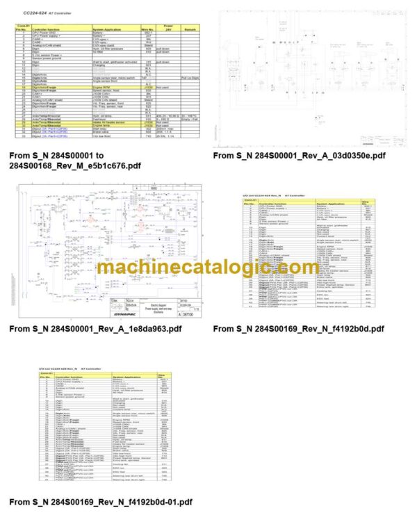 Dynapac CC3200 Compaction Full Schematics Diagrams (Electrical and ...