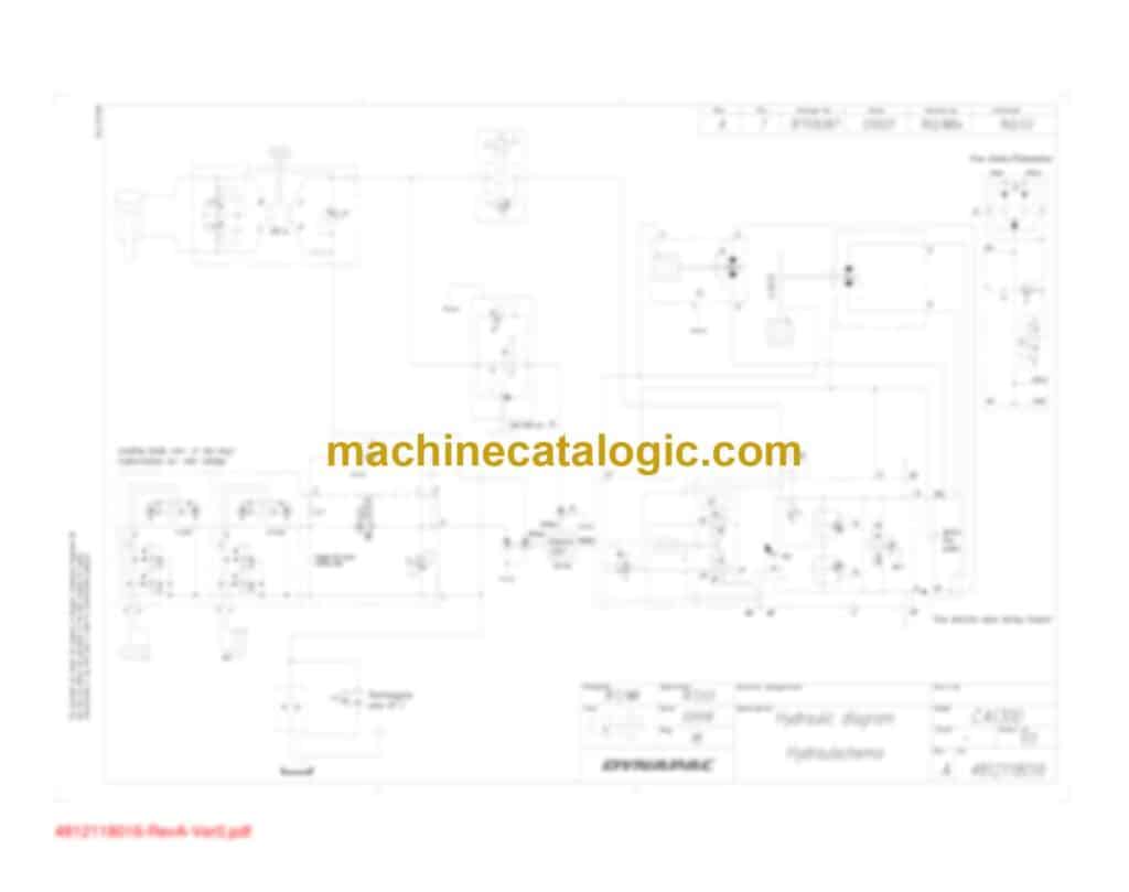 Dynapac CA500PD Compaction Full Schematics Diagrams (Electrical and ...