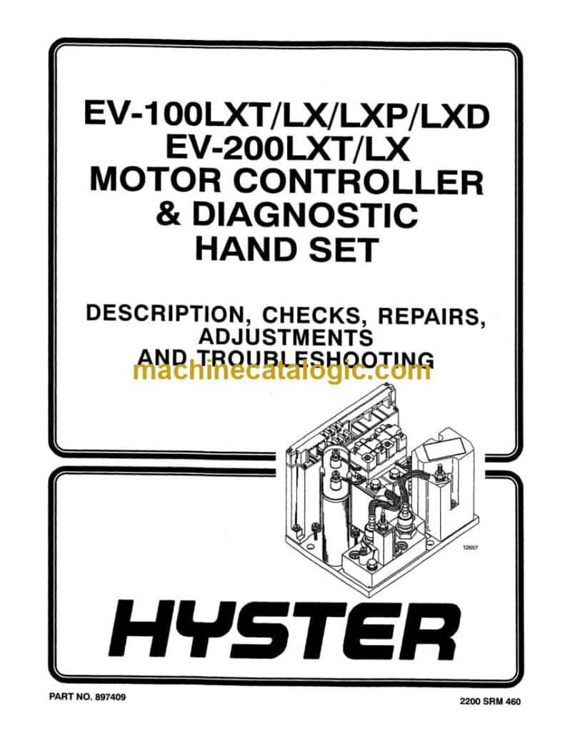 Hyster E80-120XL3, E100XL3S (C098 A839) Forklift Service Manual ...