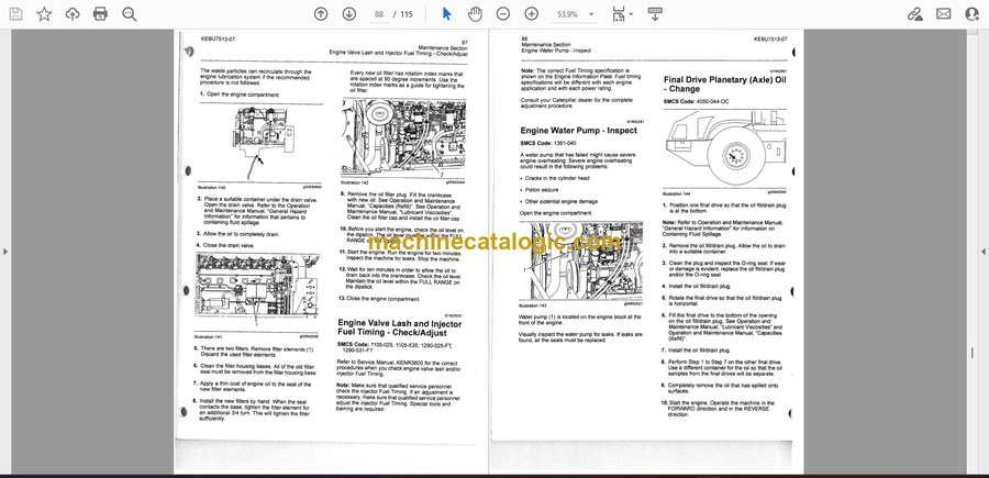 Cat CP563E, CP573E, CP583E, CP663E, CS563E, CS573E, CS583E, CS663E ...