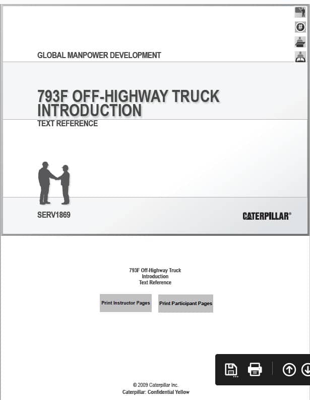 Cat 793F Off-Highway Truck Training Manual