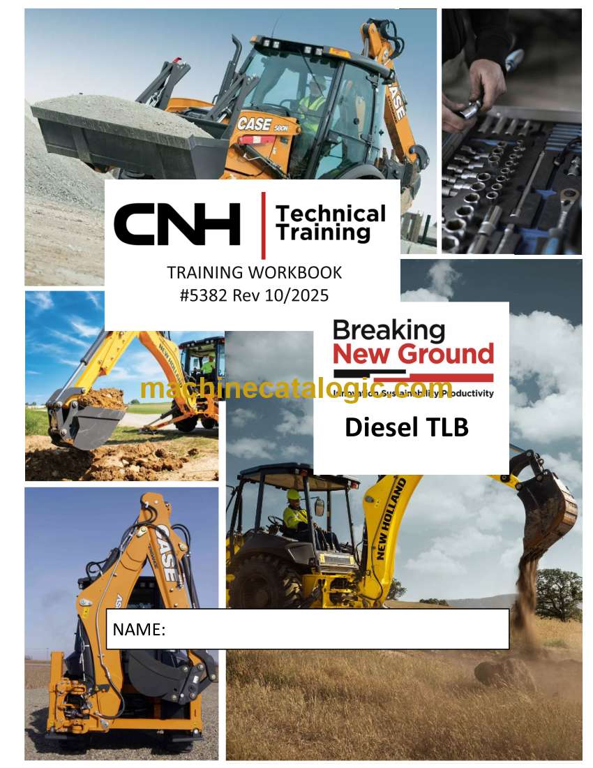CNH Diesel TLB Technical Training Workbook (STM5382) – Machine Catalogic